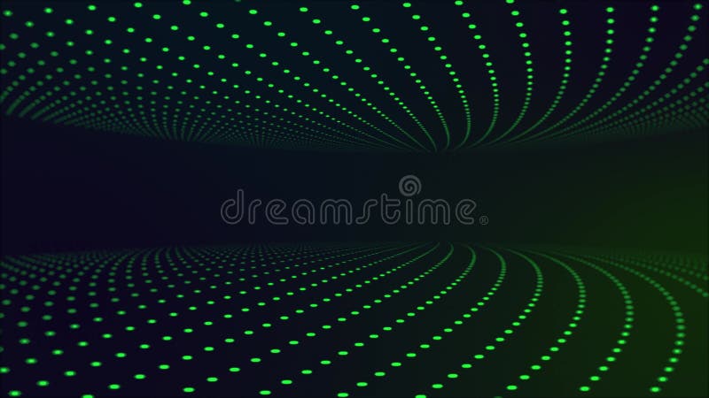 Abstract Green Dots Background Animation Infinity Loop 4k Stock Video ...