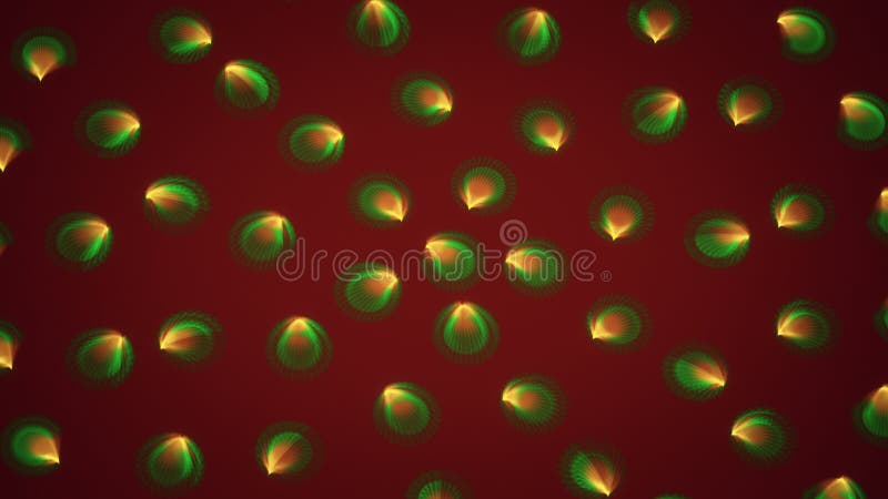 Abstract Green Drops on Gradient Red Stock Illustration - Illustration ...