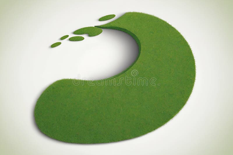 Abstract Green Eco Friendly Illustration Stock Illustration ...