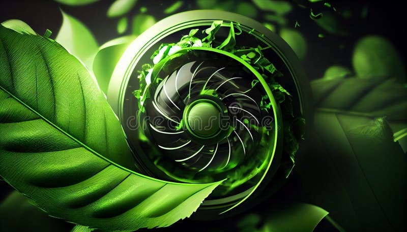 Abstract Green Energy Background Wallpaper for Presentations and ...