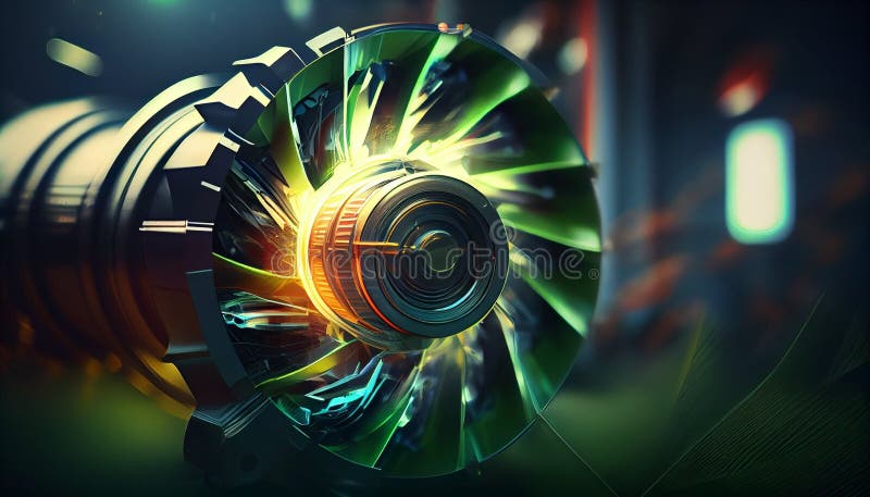 Abstract Green Energy Background Wallpaper for Presentations and ...