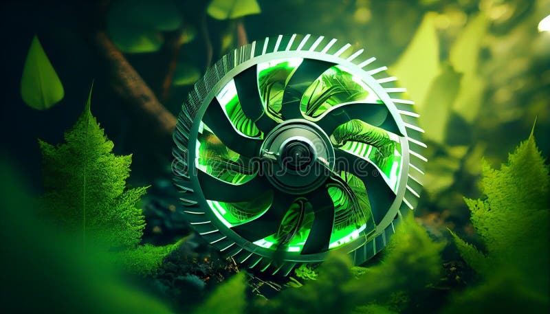 Abstract Green Energy Background Wallpaper for Presentations and ...