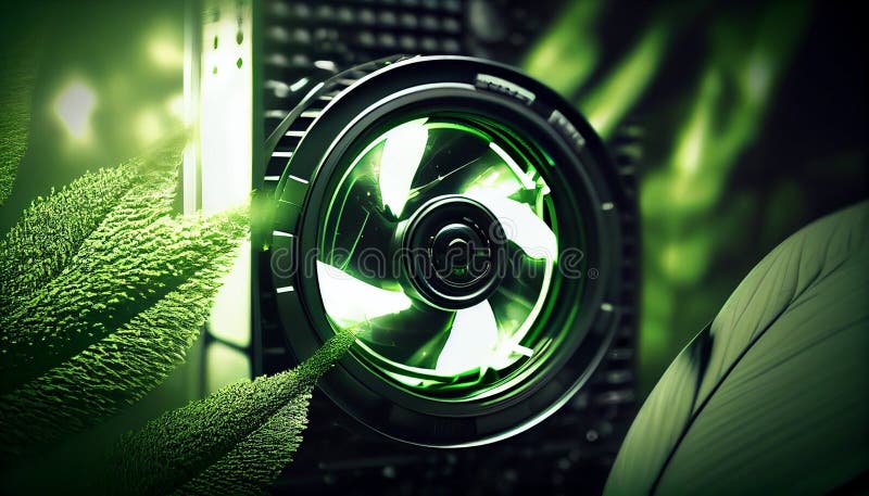 Abstract Green Energy Background Wallpaper for Presentations and ...