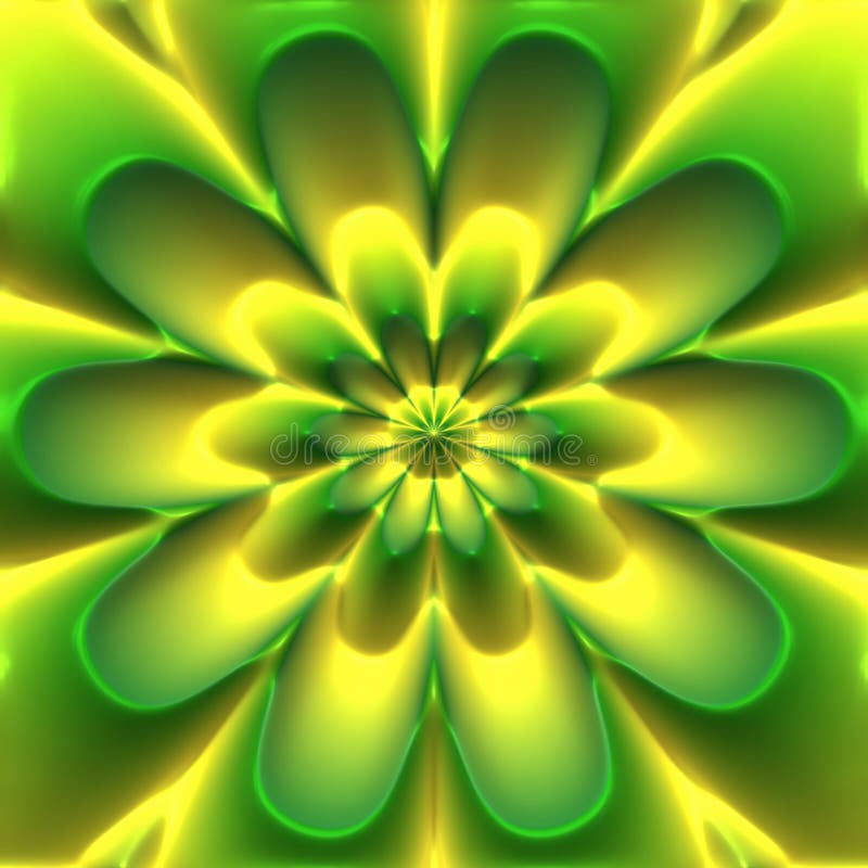 Abstract green flower stock illustration. Illustration of green - 56802058