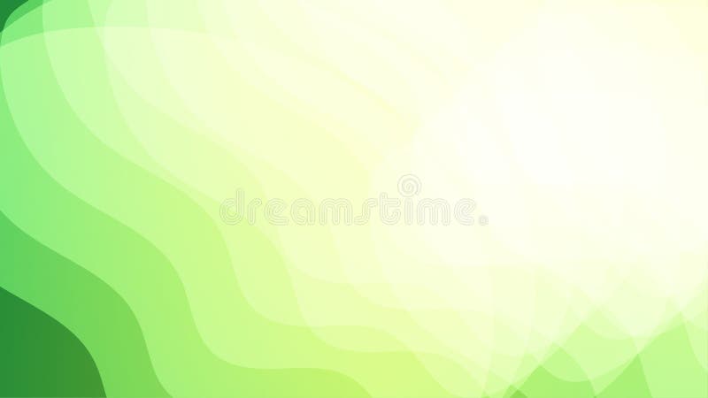 Abstract Green Fluid Shape Modern Background with Copy Space, Vector ...