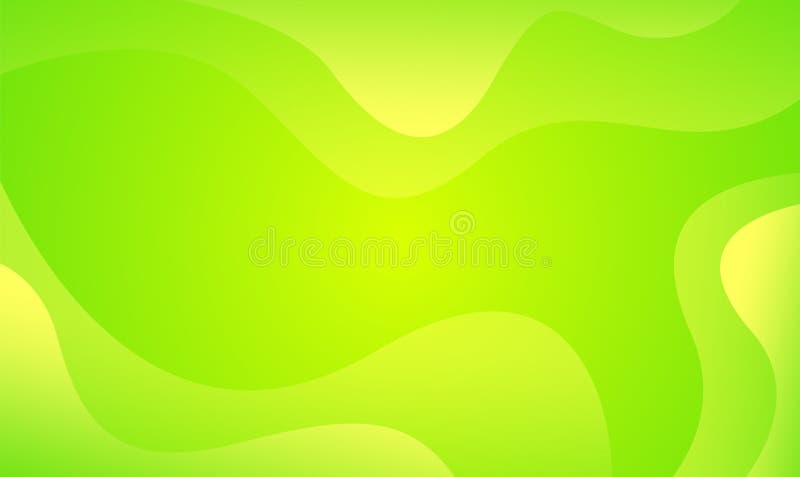 Abstract Green Fluid Wave Background. Wallpaper Gradient Template Stock ...