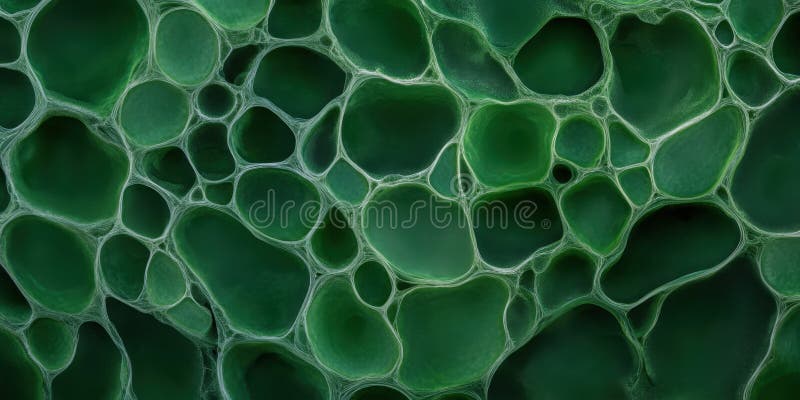 Abstract Green Foam Texture with Organic Bubble Patterns Stock ...