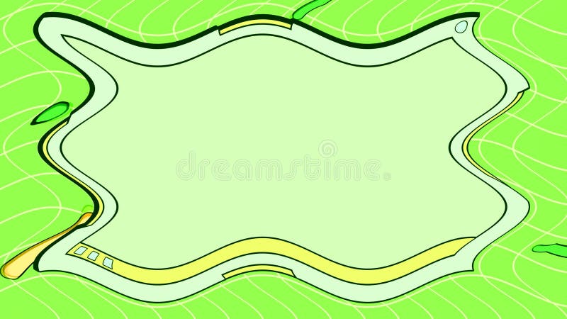 Abstract Green Frame Design Stock Video - Video of template, shape ...