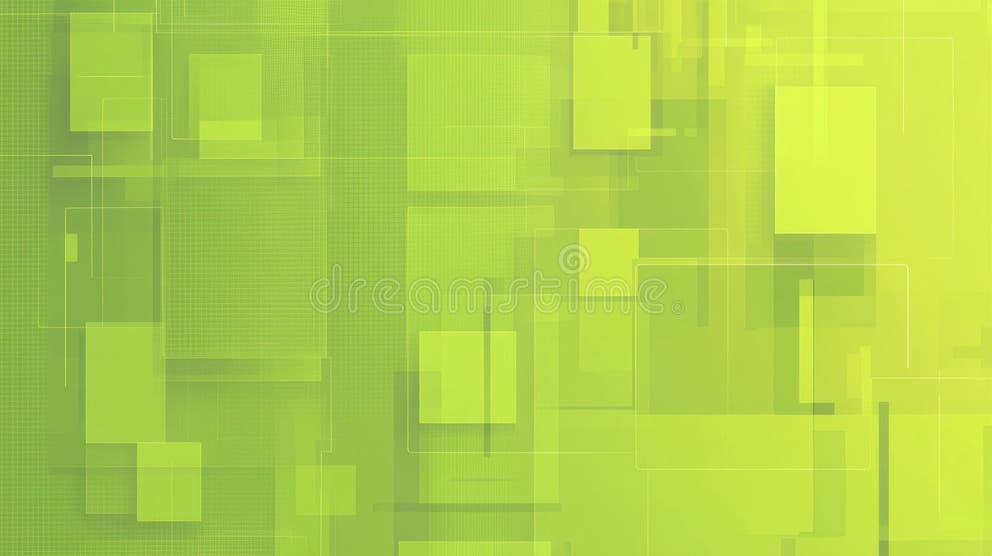 Abstract Green Geometric Background Design with Rectangles and Squares ...