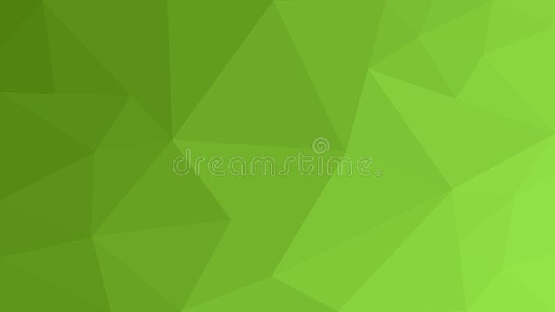 Abstract Green Geometric Low Poly Concept Background Stock Illustration ...