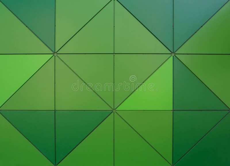 Abstract Green Geometric Triangles Pattern Stock Image - Image of ...