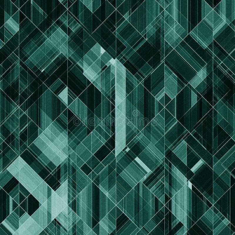 Abstract Green Geometry Pattern Background Stock Illustration ...