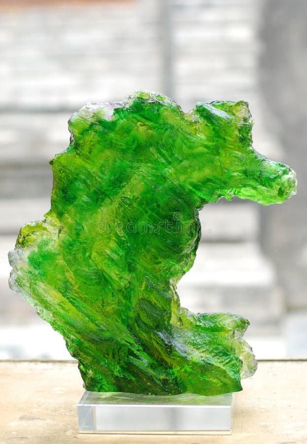 Abstract green glass stone stock photo. Image of green - 10963744