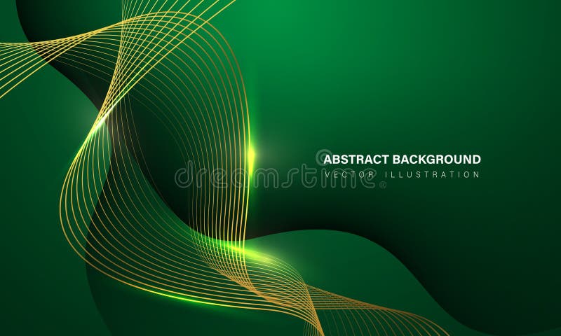 Green Gold Wave Background Stock Illustrations – 29,552 Green Gold Wave ...