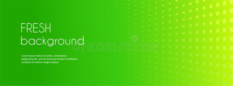 Abstract Green Gradient Minimal Vector Banner. Fresh Textured Long ...