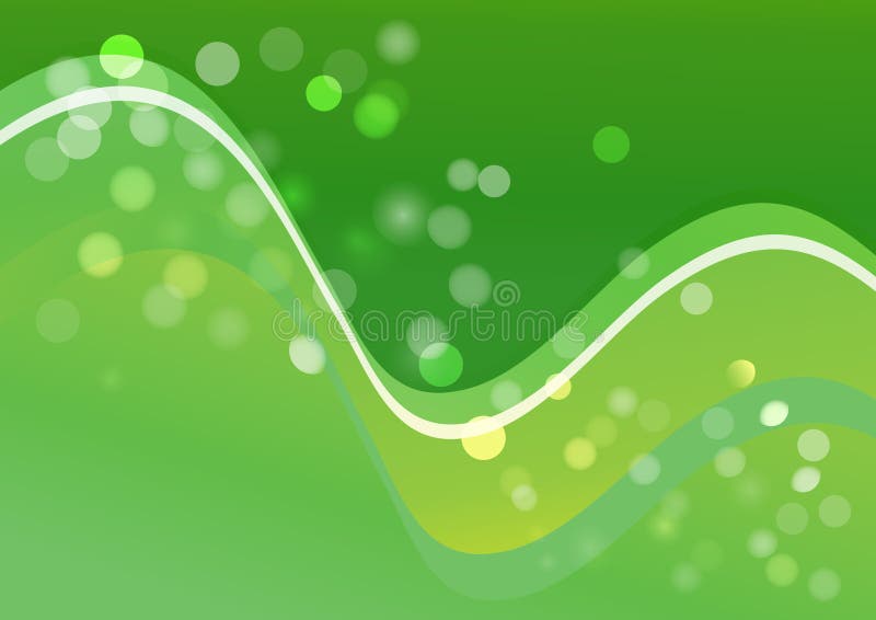Abstract Green Gradient Wave Background Vector Graphic Stock Vector ...
