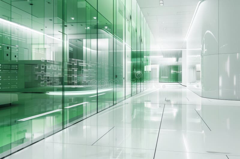 Abstract Green Graphic Design Layered Materials of Glass Stock ...