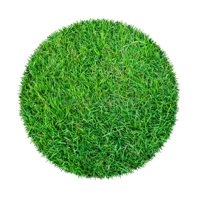 Abstract Green Grass Texture for Background. Circle Green Grass Pattern ...