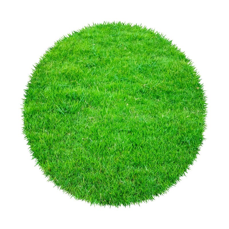 Abstract Green Grass Texture for Background. Circle Green Grass Pattern ...