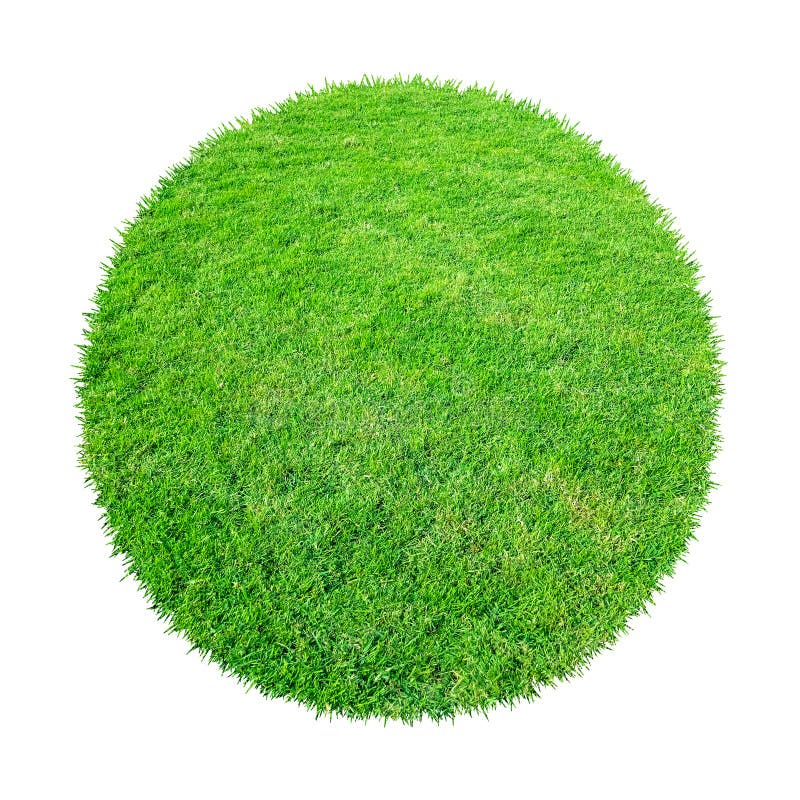 Abstract Green Grass Texture for Background. Circle Green Grass Pattern ...