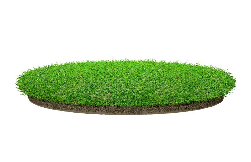 Abstract Green Grass Texture For Background. Circle Green Grass Pattern ...