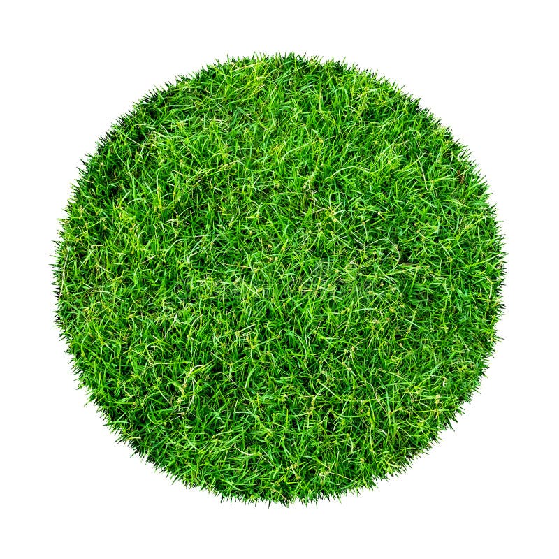 Abstract Green Grass Texture for Background. Circle Green Grass Pattern ...