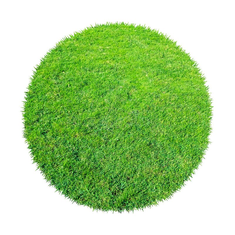 Abstract Green Grass Texture for Background. Circle Green Grass Pattern ...