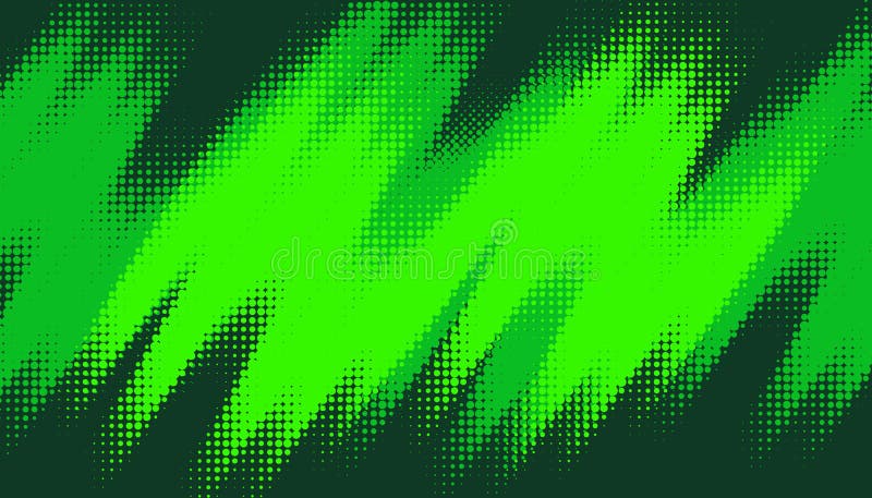 Abstract Green Halftone Monochrome Raster Vibrant Retro Effect Texture ...