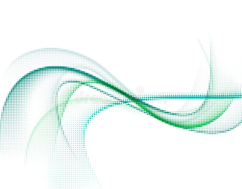 Abstract Green Motion Wave Lines Stock Vector - Illustration of design ...