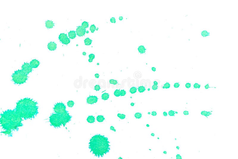 Abstract green ink splash stock illustration. Illustration of drop ...