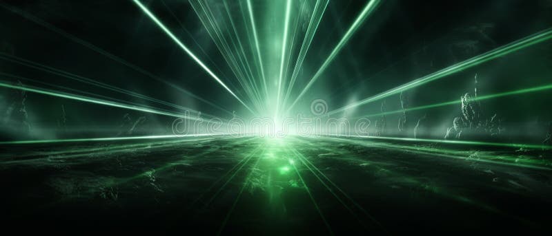 Abstract Green Lasers stock illustration. Illustration of shape - 293304042