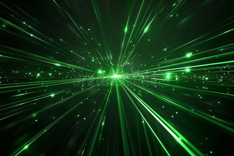 Abstract Green Lasers stock image. Image of render, reality - 328539099