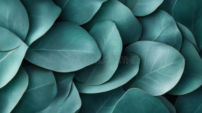 Abstract Green Leaf Pattern, Natural Texture Background Stock ...