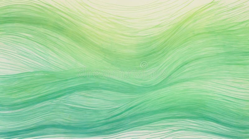 Abstract Green Scribble Lines Stock Illustration - Illustration of ...