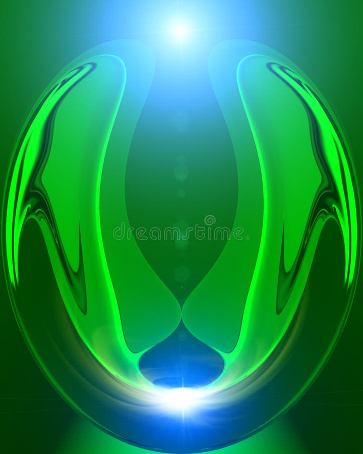 Abstract green logo stock illustration. Illustration of artistic - 14963397