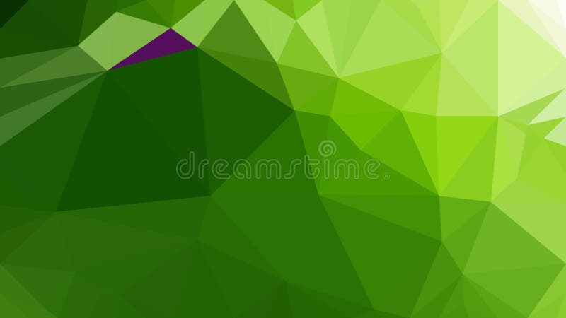 Abstract Green Low Poly Background Template Stock Vector - Illustration ...
