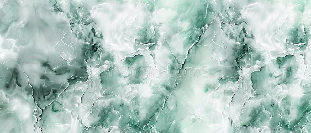 Abstract Green Marble Texture Seamless Pattern Stock Illustration ...