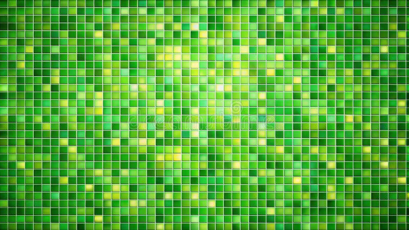 Abstract Green Mosaic Tile Pattern Background for Design Projects ...