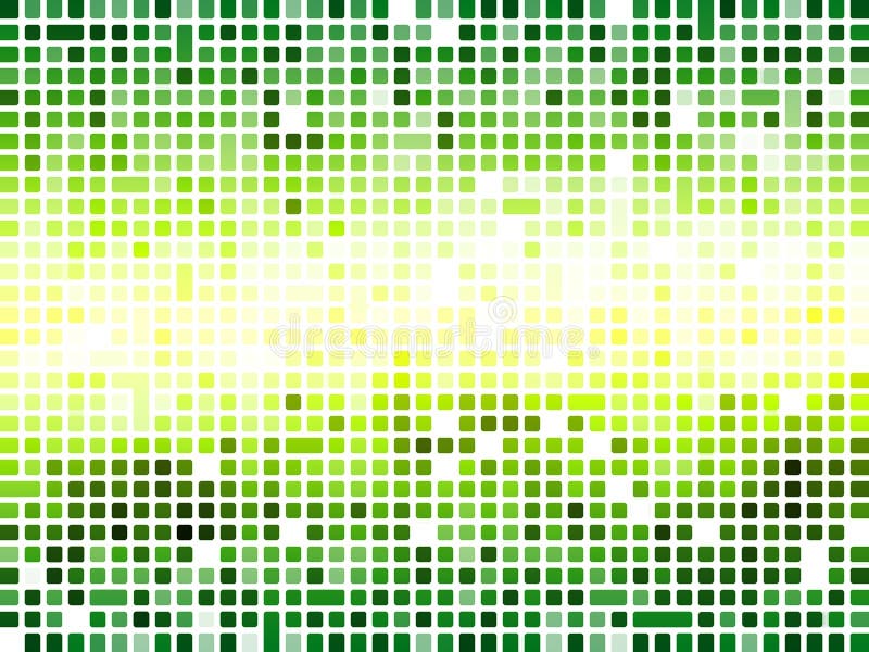 Abstract Green Mosaic Wallpaper Stock Illustration - Illustration of ...