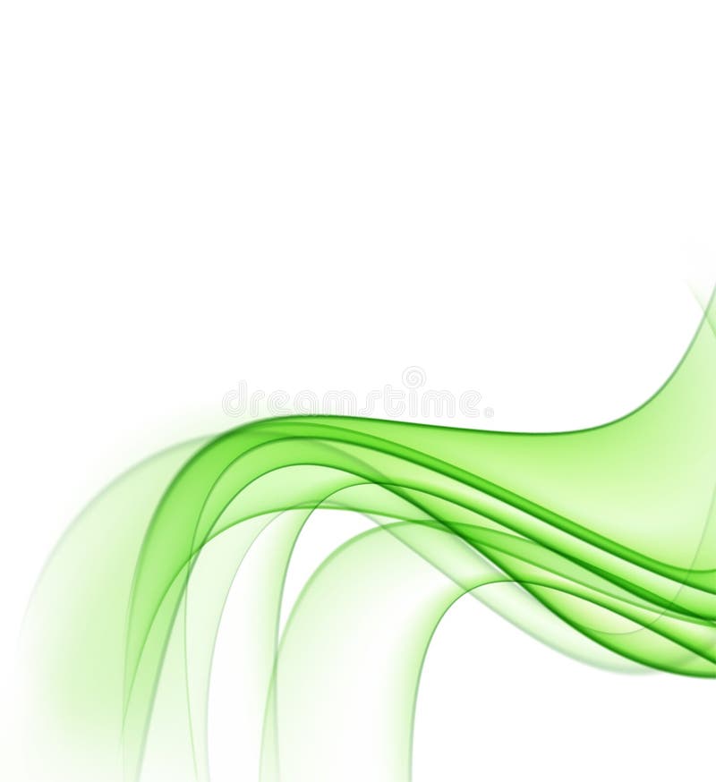 Abstract Green Motion Wave Lines Stock Vector - Illustration of design ...