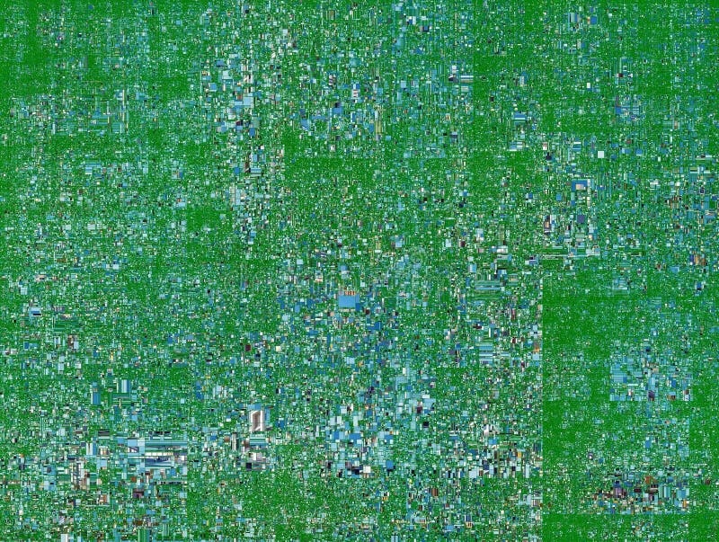 Abstract Green and Multicolored Pixelated Texture with Intricate ...