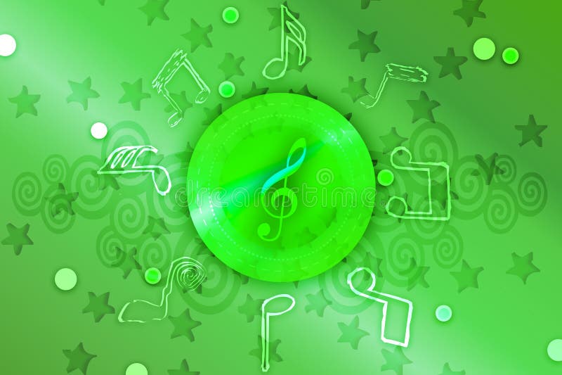 Green Music Background Stock Illustrations – 48,045 Green Music ...