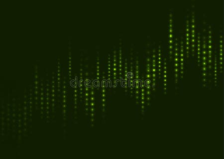 Abstract Green Neon Growing Financial Graph Chart Background Stock ...