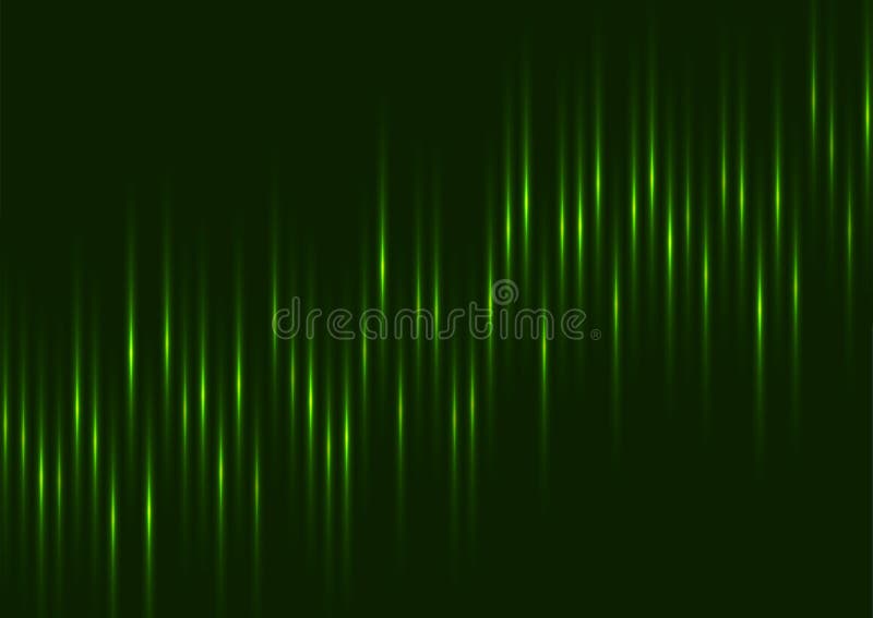 Abstract Green Neon Growing Financial Graph Chart Background Stock ...