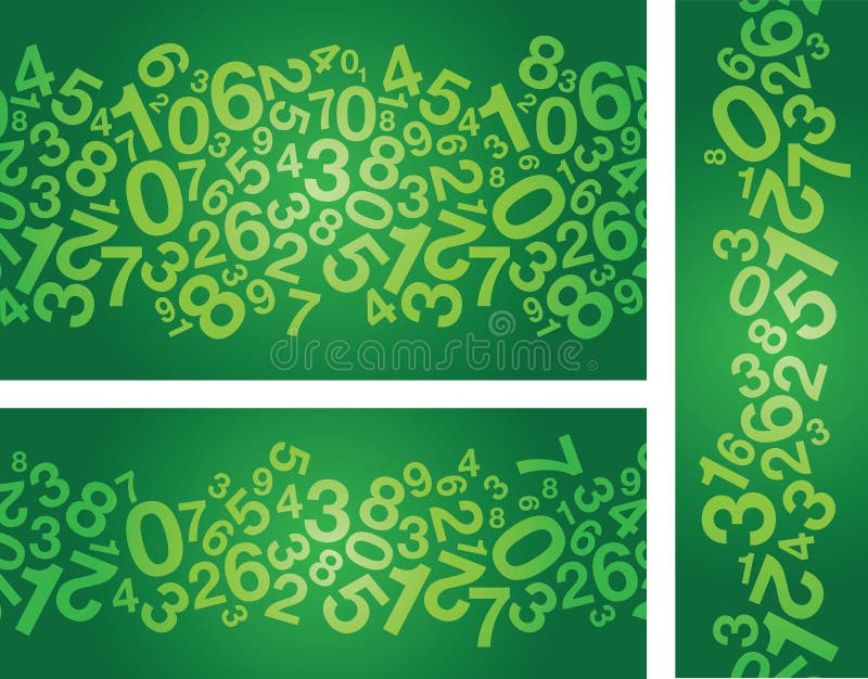 1,2,3 Green Number Film Strip Stock Illustration - Illustration of ...