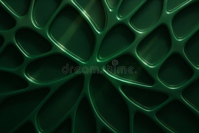Abstract Green Organic Grid Pattern, Modern Structure, Plastic Style ...