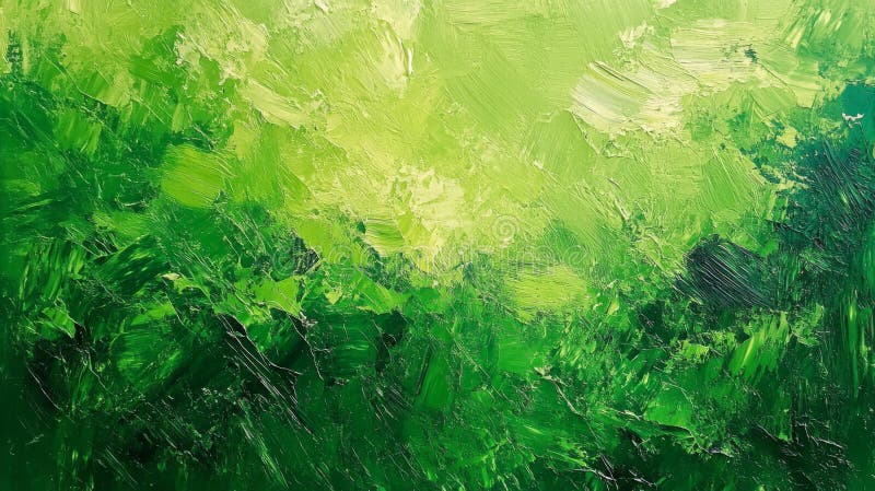 Abstract Green Paint Texture Background Stock Illustration - Illustration of brushstrokes ...