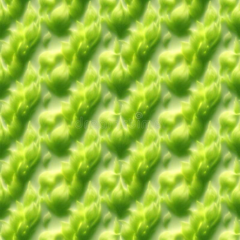 Abstract Green Pattern of Fluid Shapes in a Repeating Design Stock ...