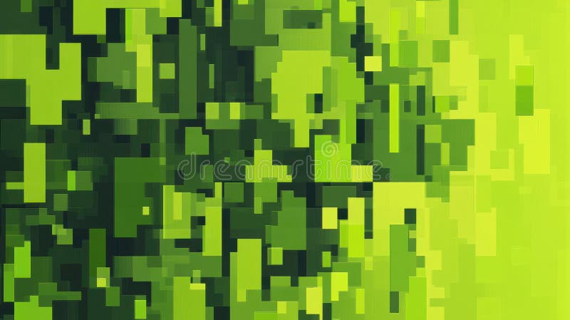 Abstract Green Pixelated Background with Dynamic Pattern Stock Photo ...