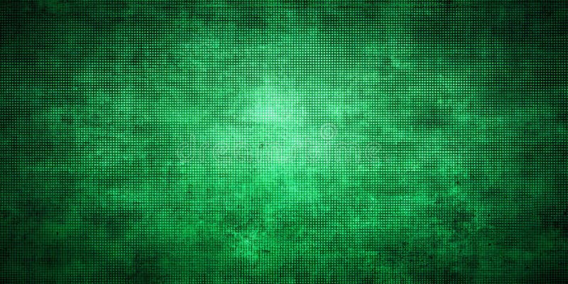 Abstract Green Pixelated Digital Texture a Close-Up View of a Glowing ...